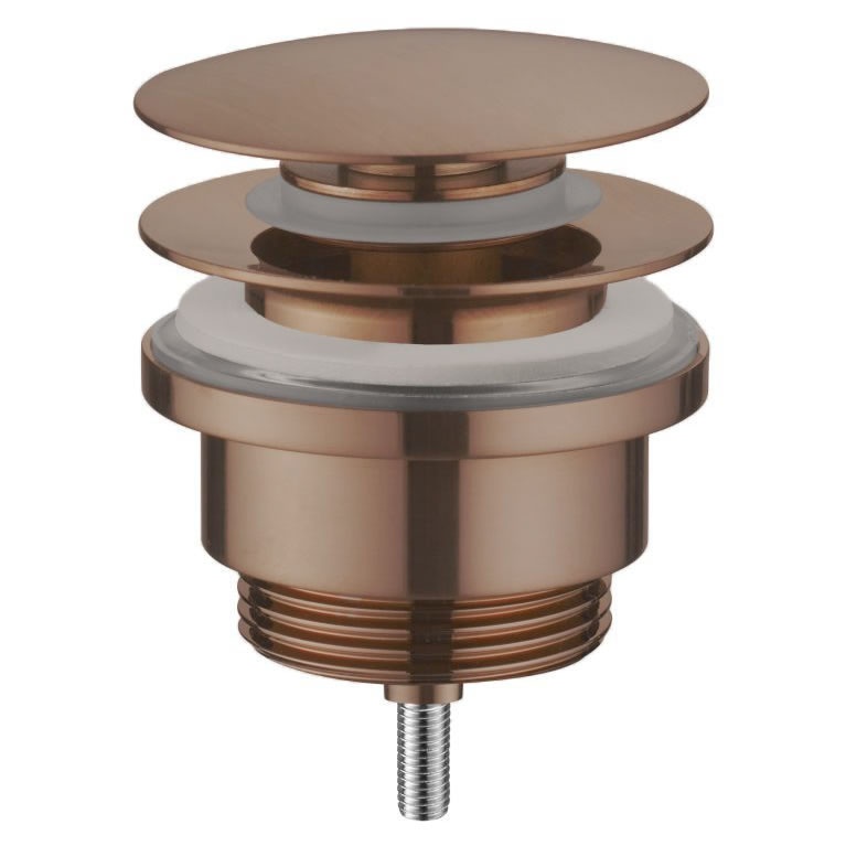 JTP Vos Brushed Bronze Click-Clack Basin Waste | Sanctuary Bathrooms